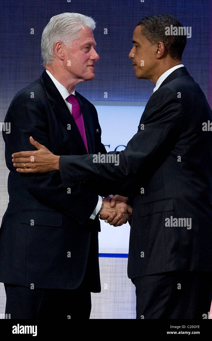 Former President Bill Clinton, President Barack Obama The Fifth Annual ...