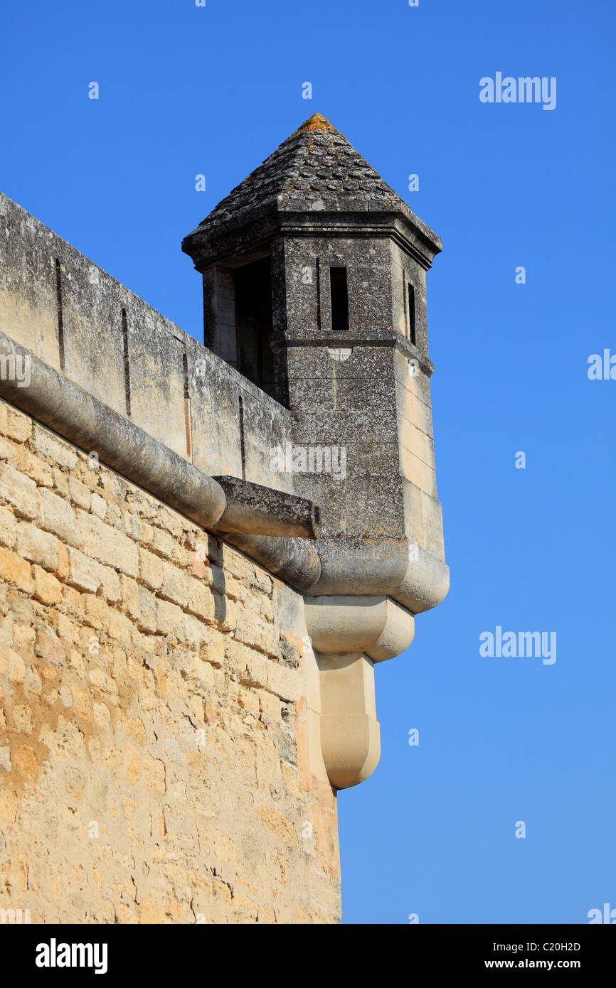 The medieval castle of the village of Ansouis in the Luberon Stock ...