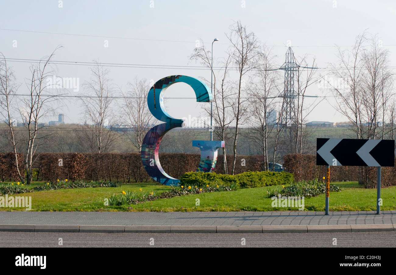The Ebbsfleet Logo at Ebbsfleet in Kent the Gateway to Europe Stock ...