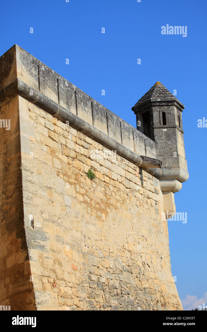 The medieval castle of the village of Ansouis in the Luberon Stock ...