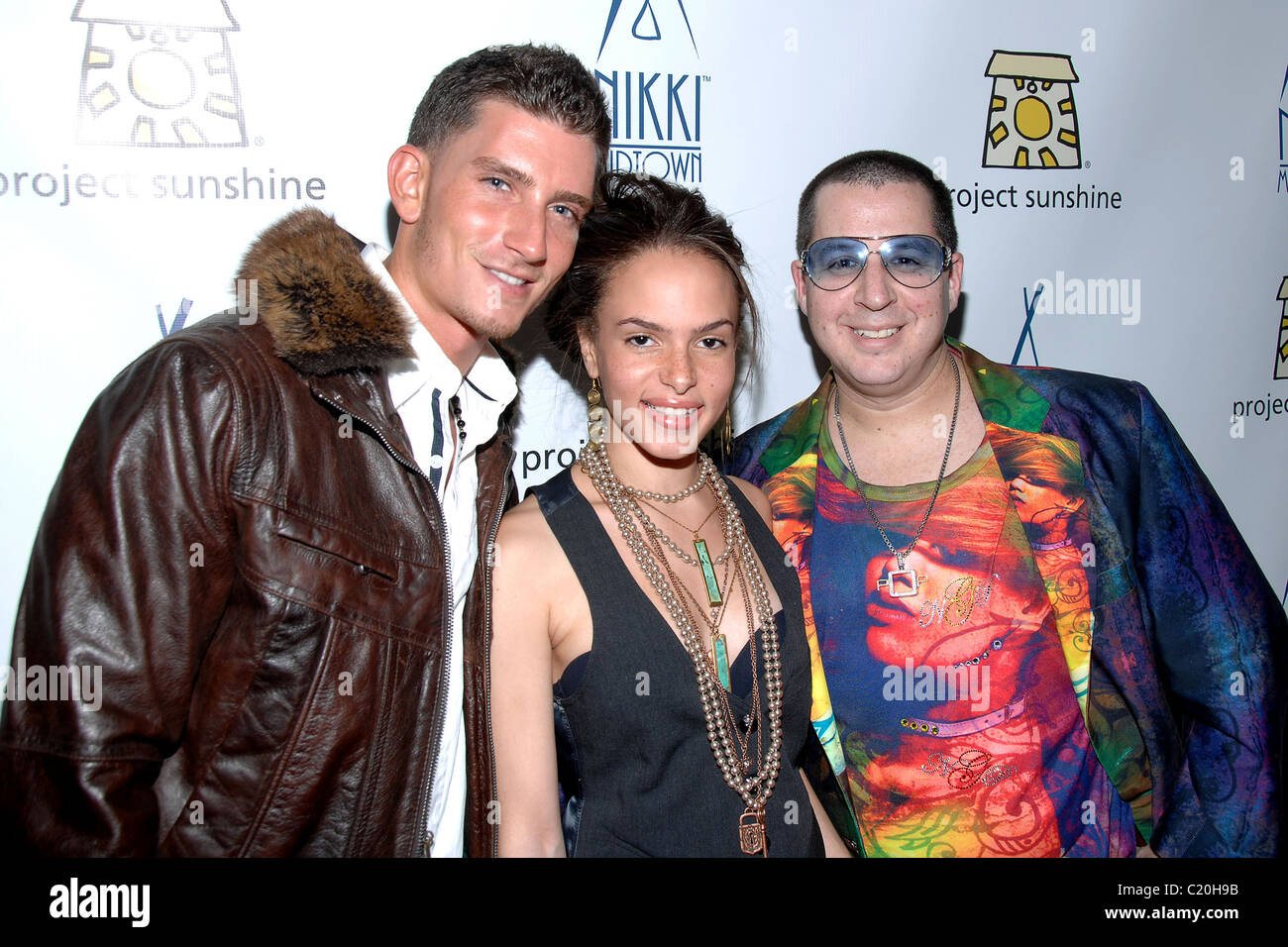 Alex Young, Noah G Pop (designer) and guest attends Project Sunshine ...