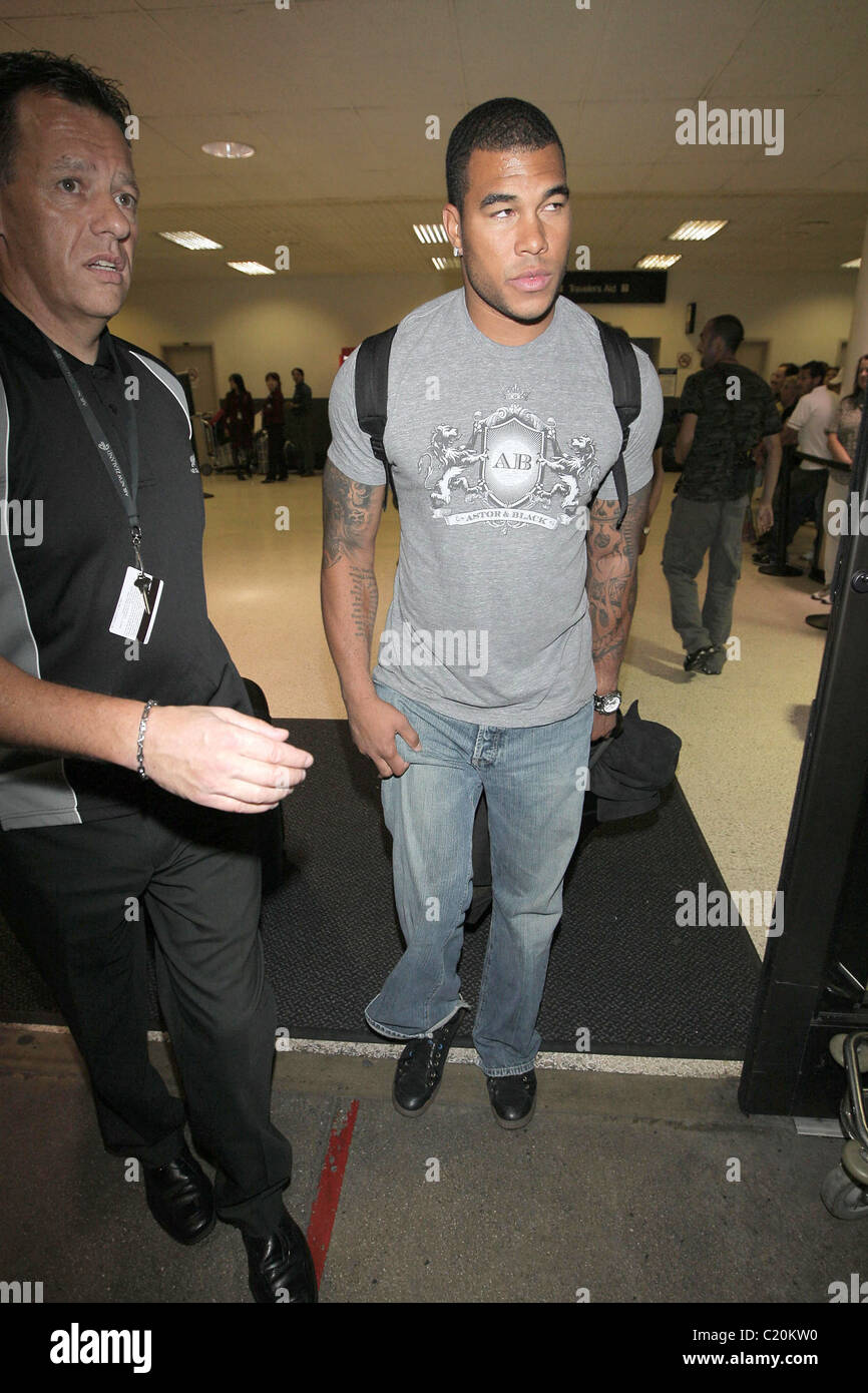Girls Aloud singer Nadine Coyle and her boyfriend Jason Bell arrive at ...