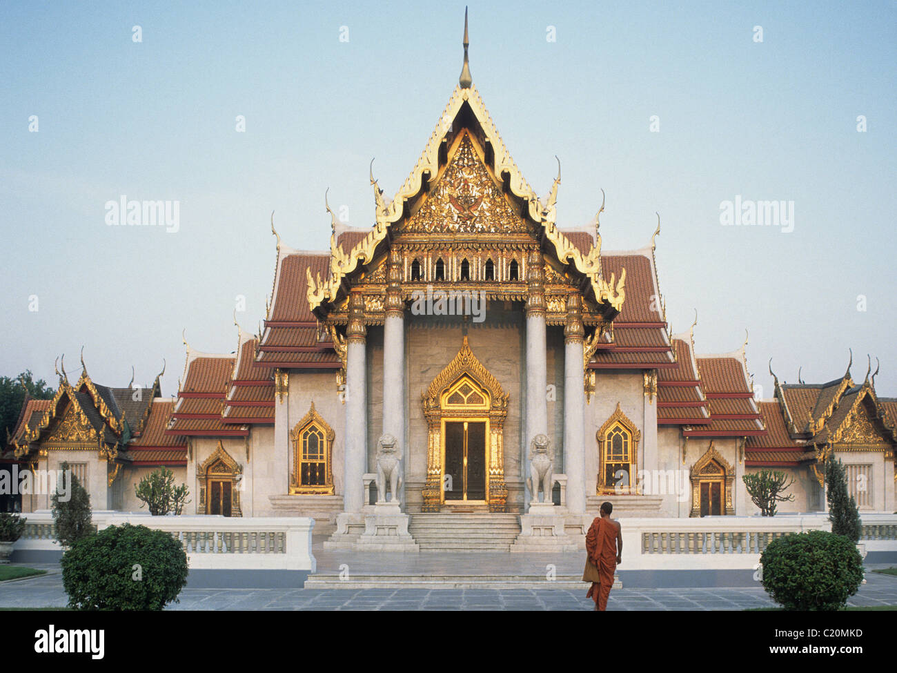 Elk131-1655 Thailand, Bangkok, Wat Benchamabopitr (Marble Temple Stock ...