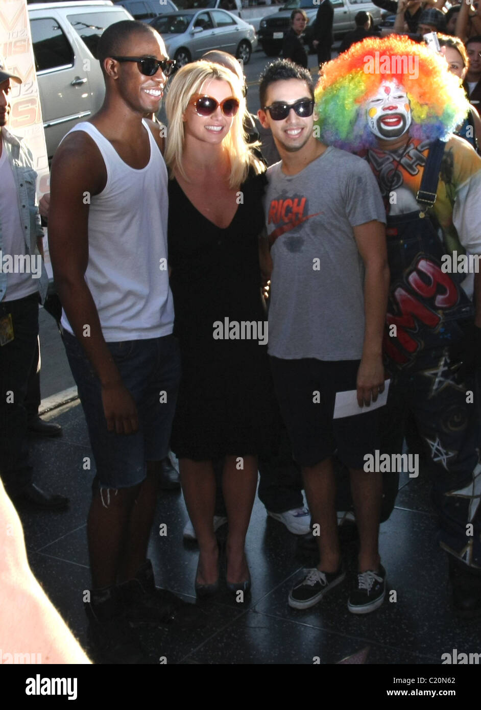 Britney Spears, with Tommy the Clown, the man who brought krumping to ...