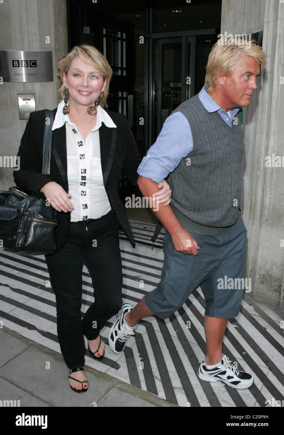 Cheryl Baker and Mike Nolan at the Radio 2 studios. London, England ...