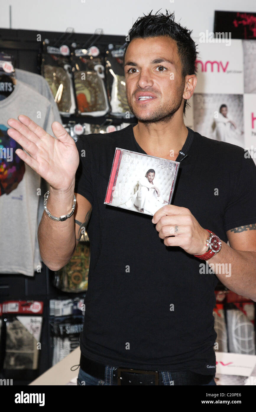 Peter Andre promotes and signs copies of his new album 'Revelation' at ...