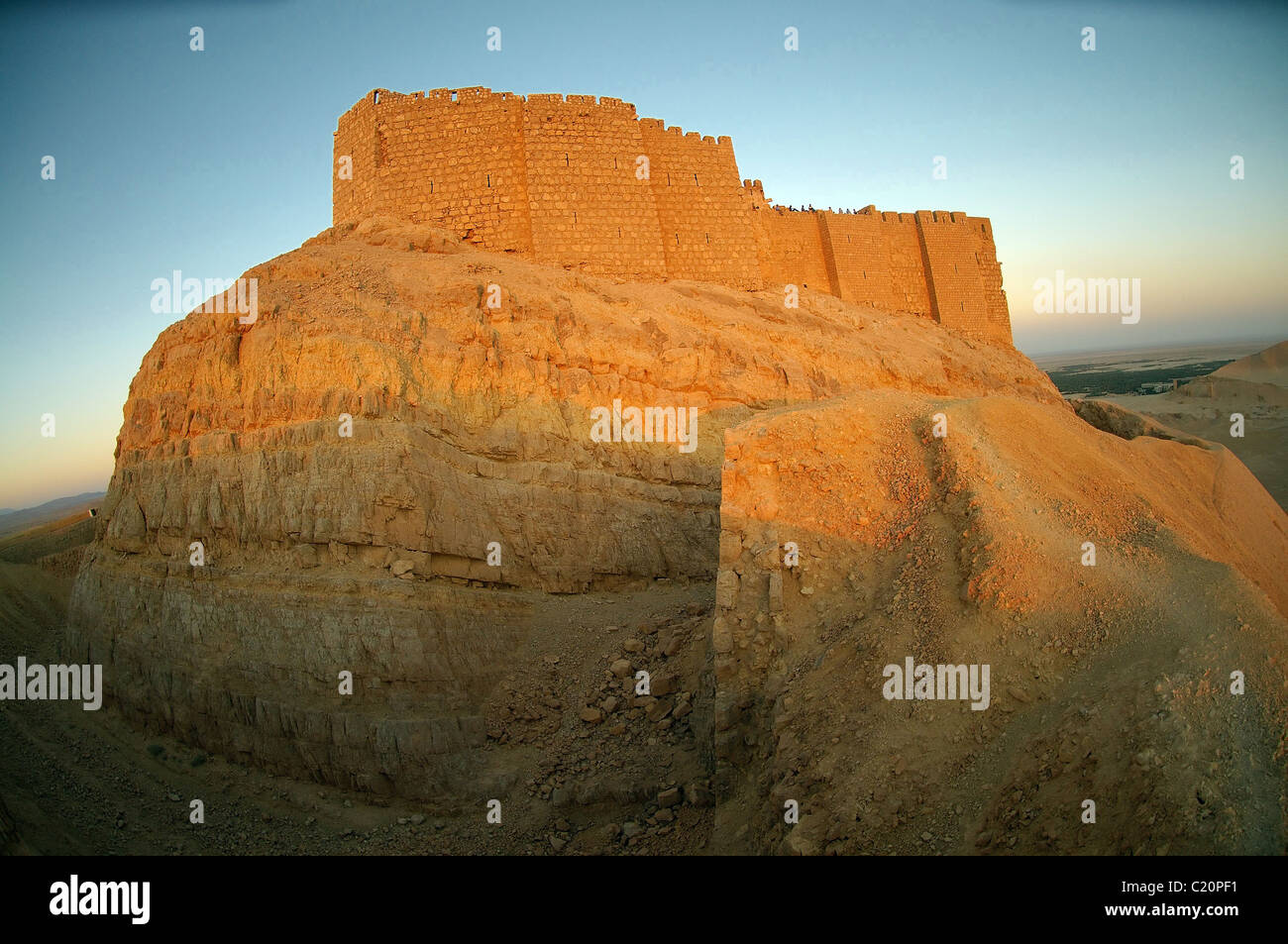 Palmyra Castle (Fakhr-al-Din al-Ma'ani Castle), medieval fortress ...