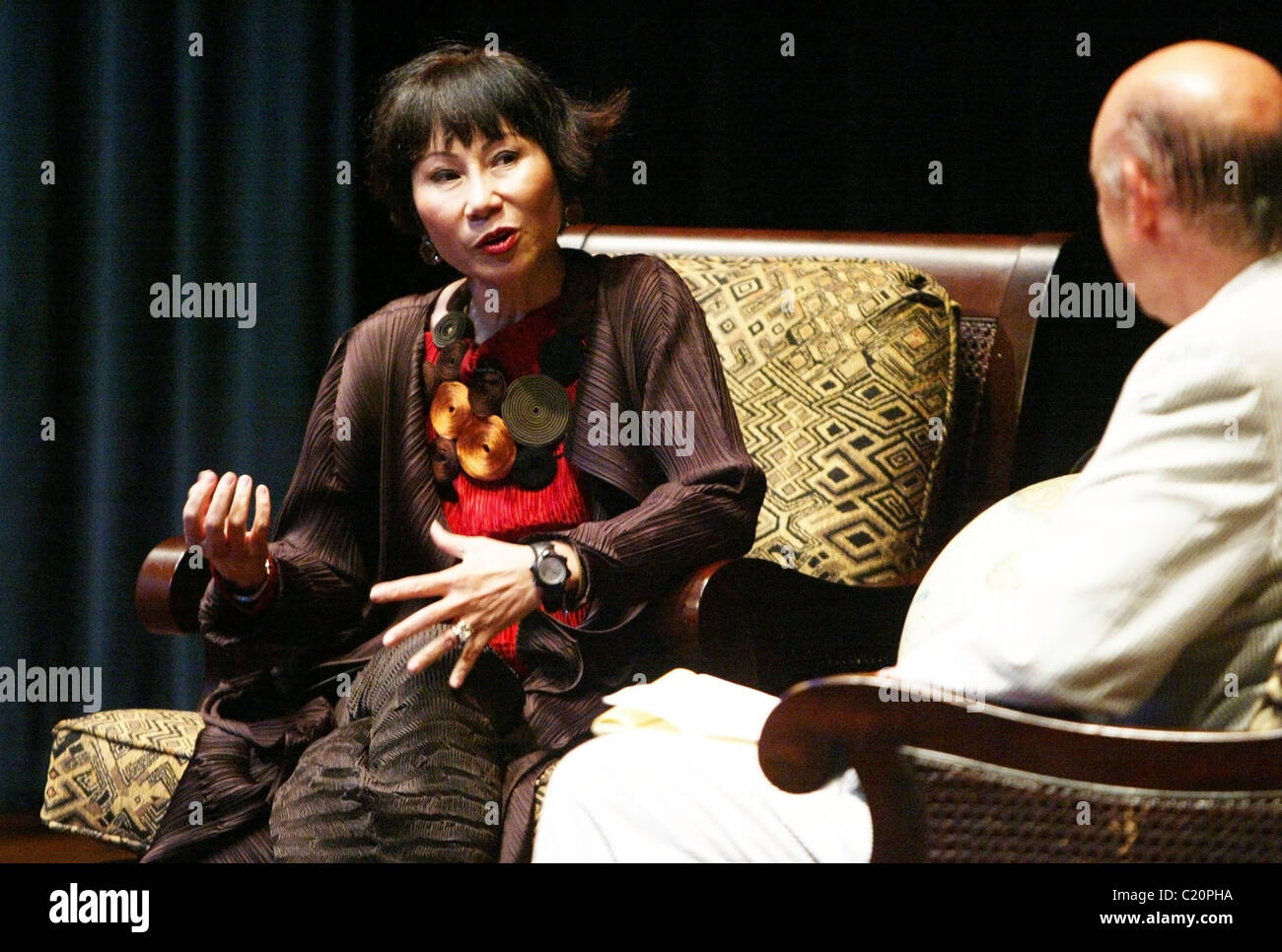 National Geographic Live hosted an evening with Amy Tan, the author of ...