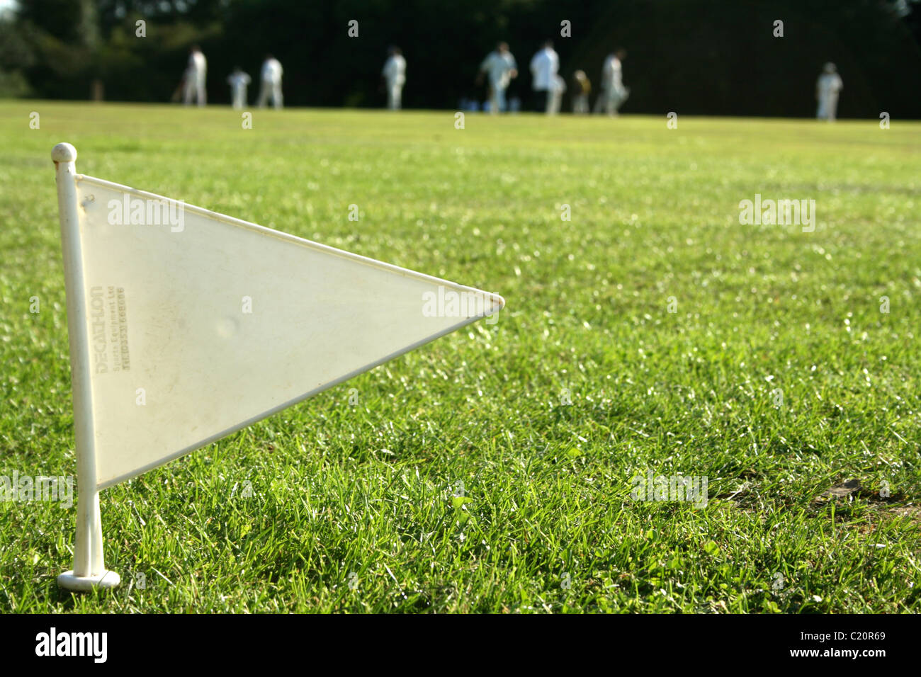 Perfect Summer English village cricket Stock Photo - Alamy