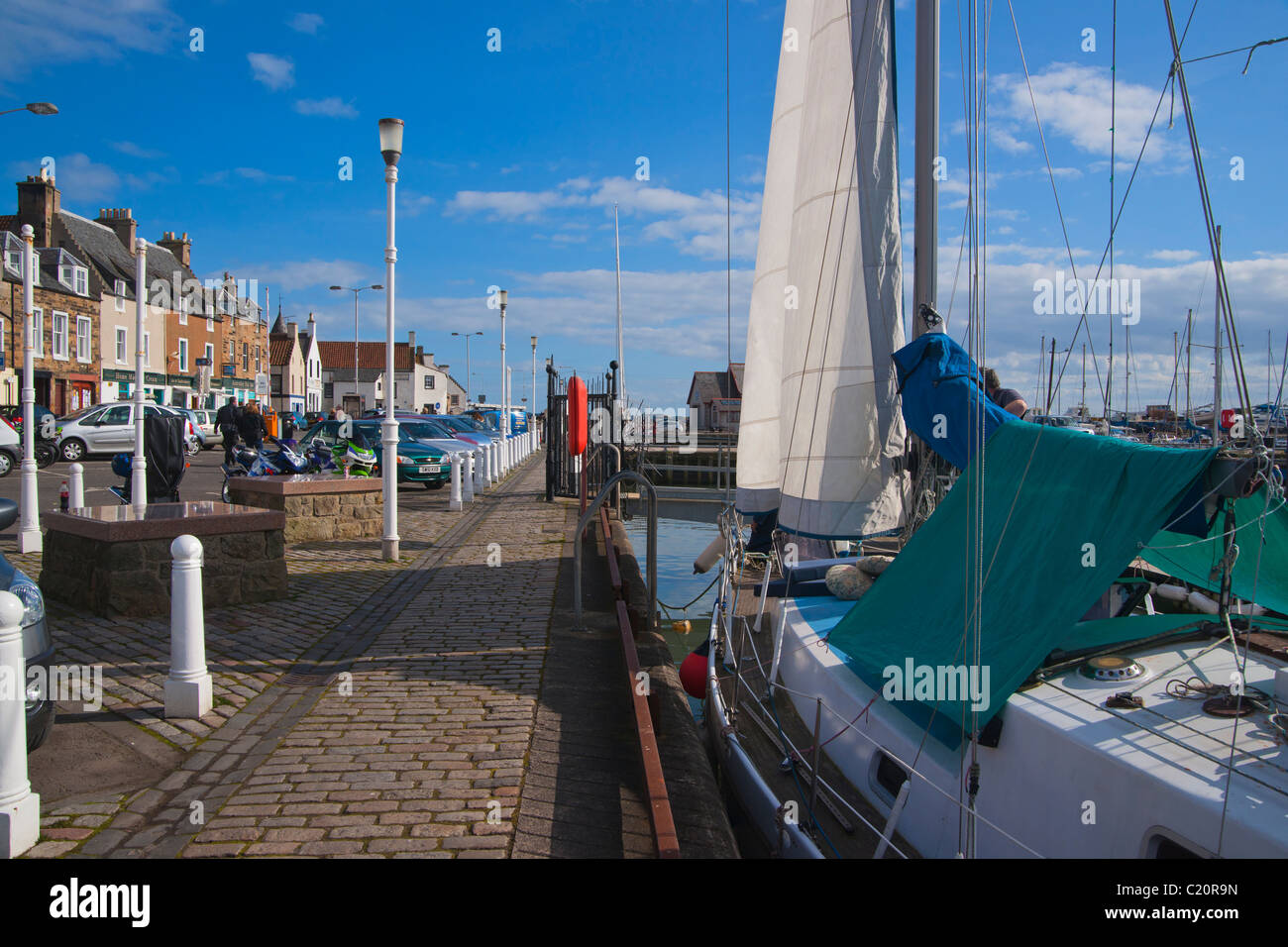 Anstruther, harbour, East neuk Fife, Scotland, March 2011 Stock Photo ...