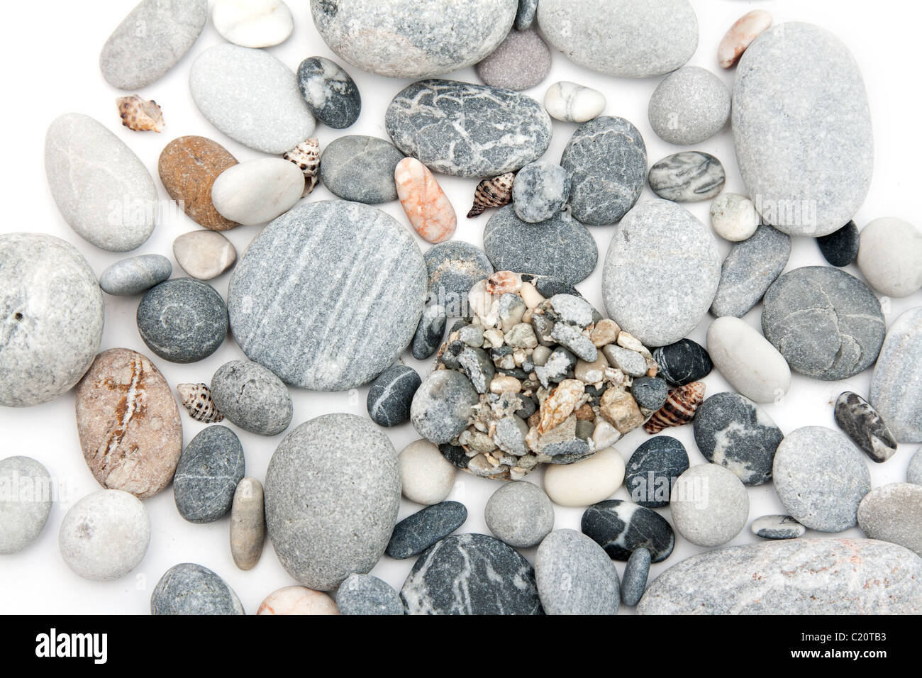 The background of the sea smooth stones Stock Photo - Alamy