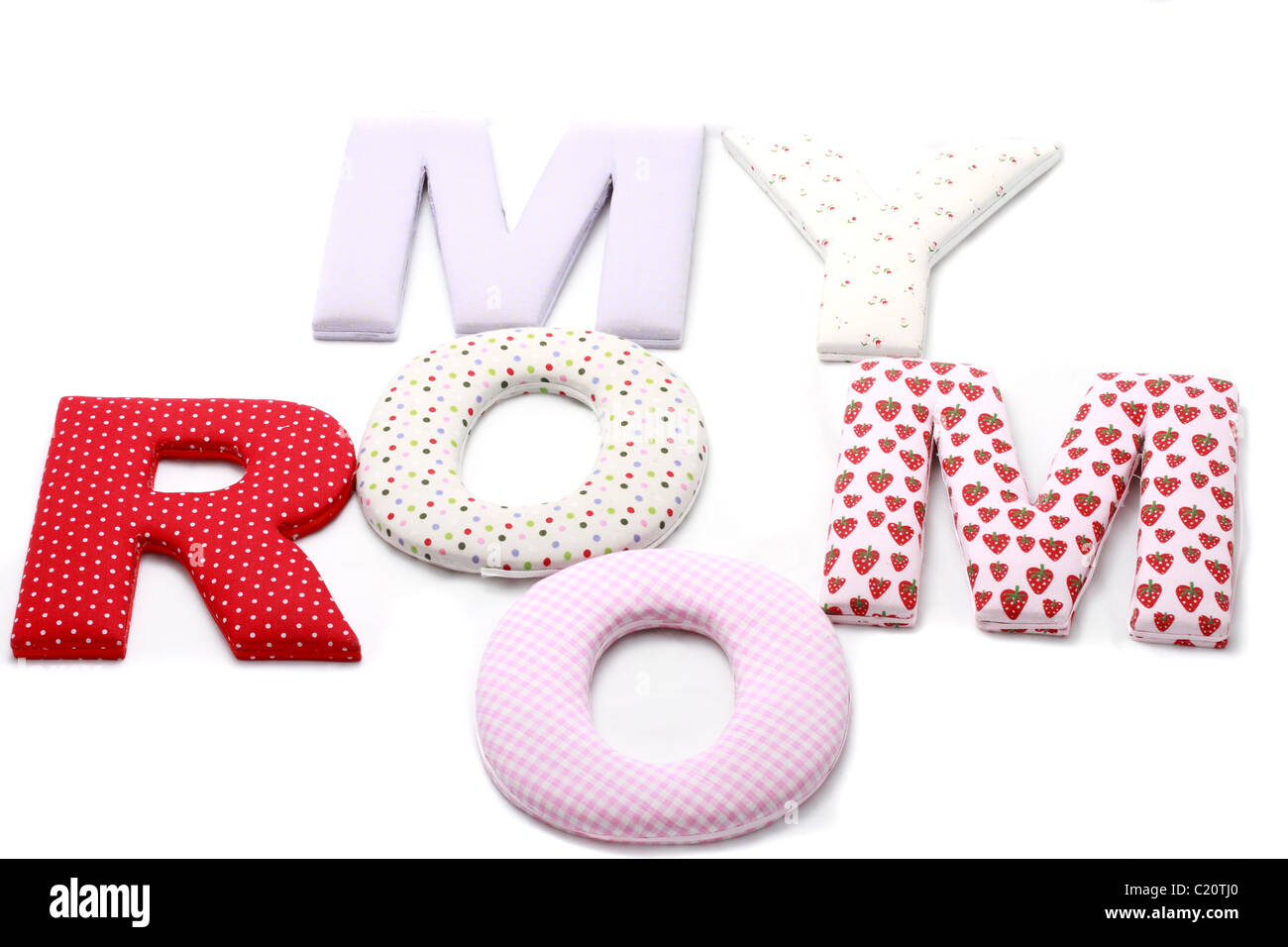 My room letters by Giselle Graham Stock Photo - Alamy