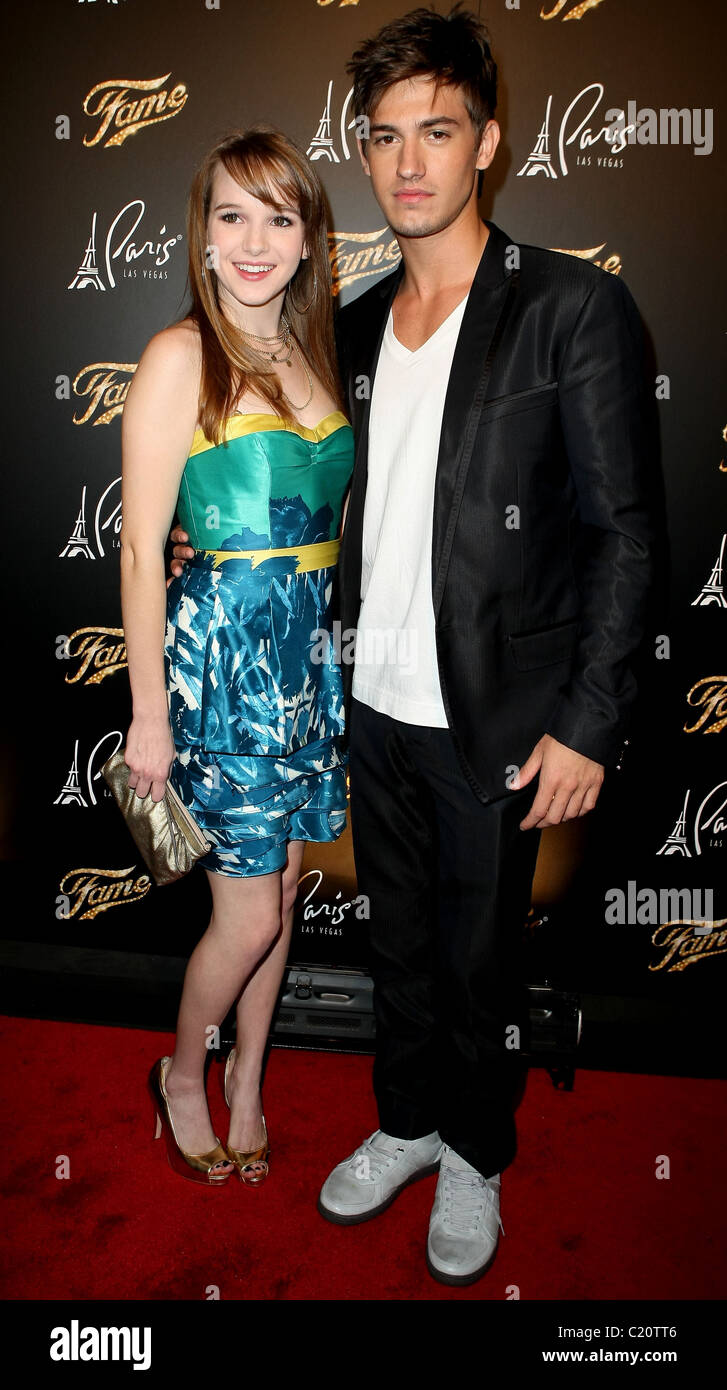 Kay Panabaker and Asher Book FAME Advance red carpet screening held at ...