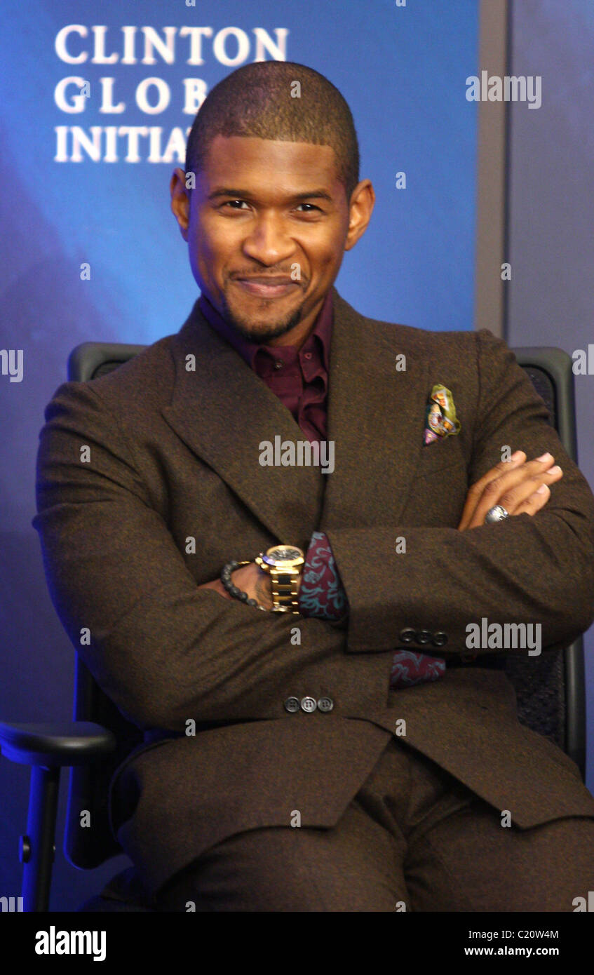 Usher The Fifth Annual Meeting of the Clinton Global Initiative (CGI ...