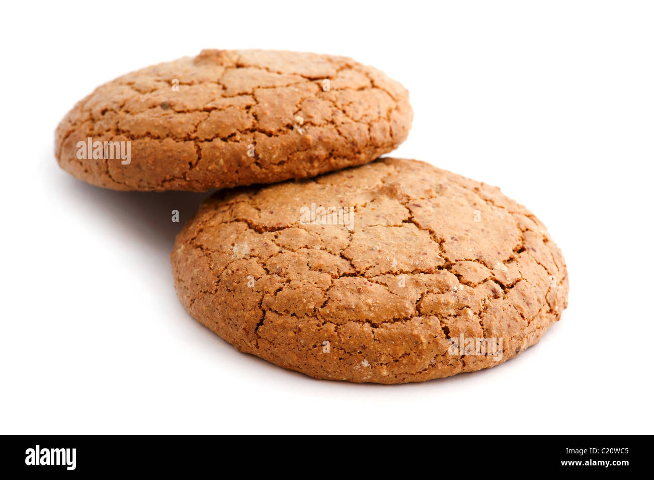 object on white - food cookies close up Stock Photo - Alamy