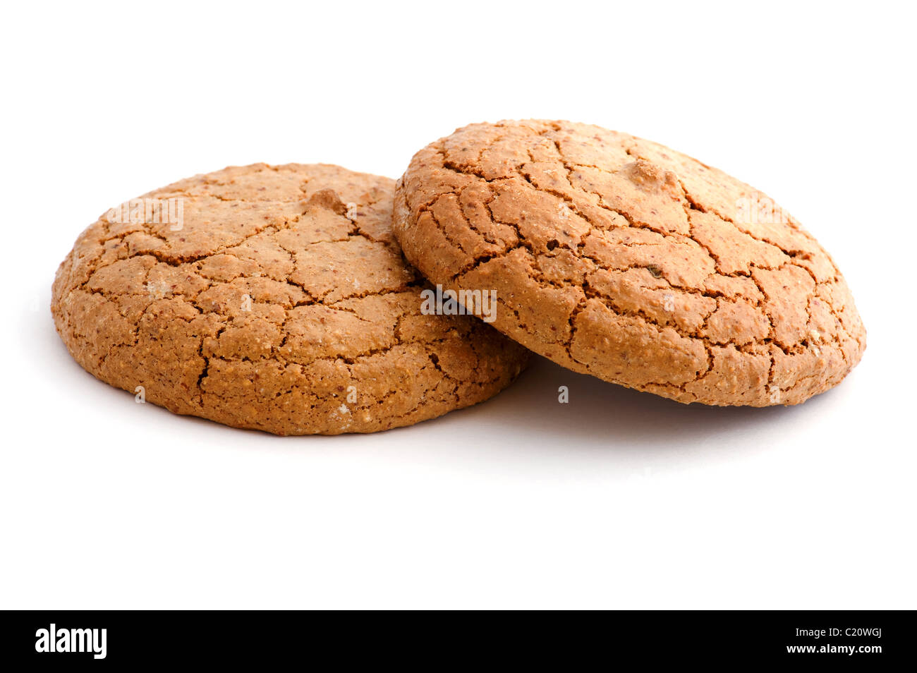 object on white - food cookies close up Stock Photo - Alamy