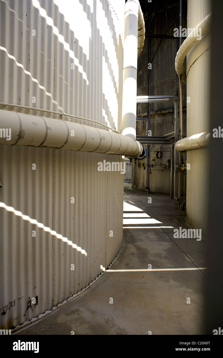 Industrial building, holding tanks, factory, industry, generic Stock ...