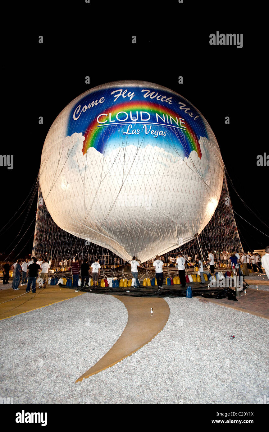 Cloud Nine inflates a 75 foot Helium balloon for the newest ride ...