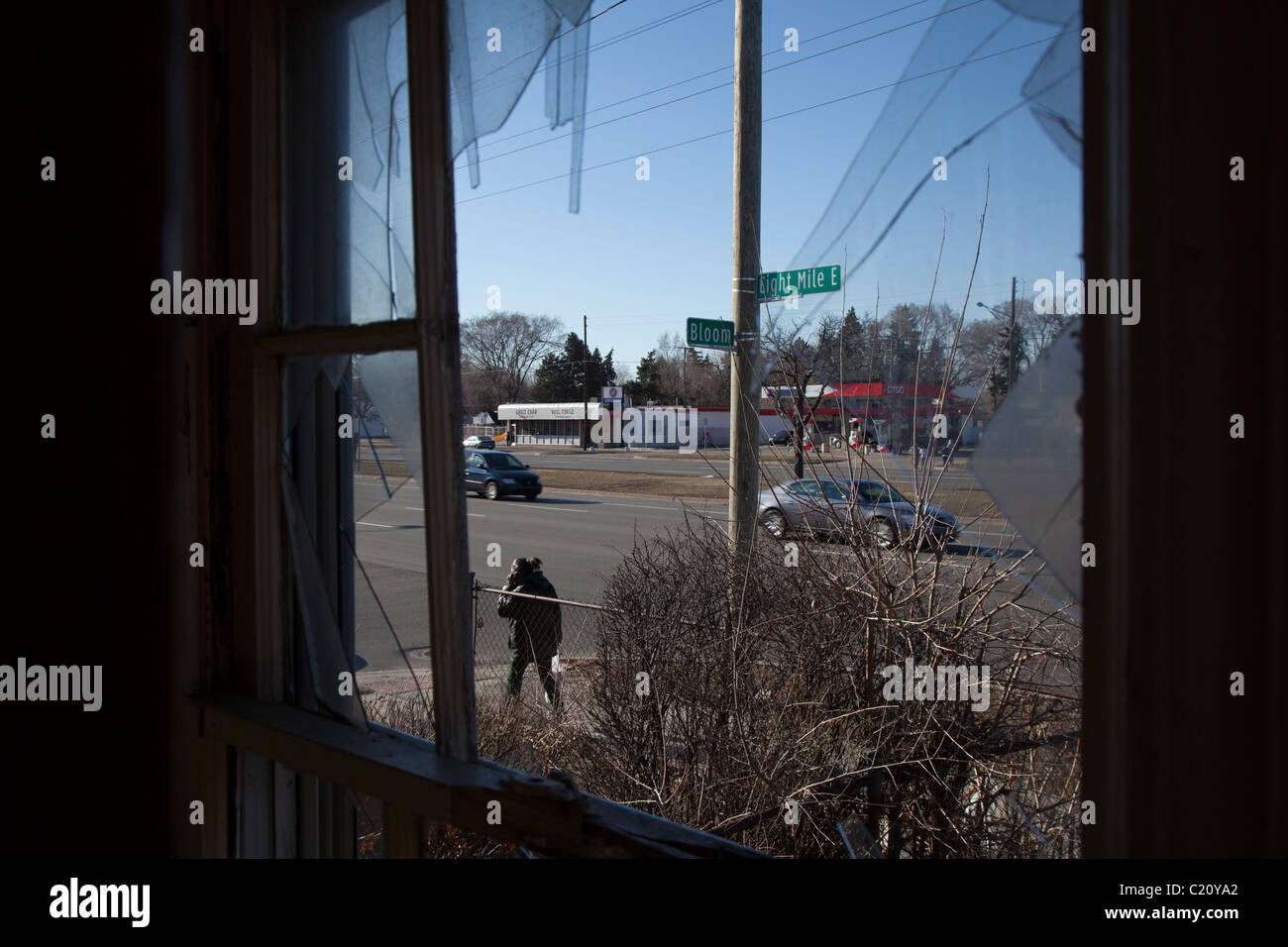 Eight mile road hi-res stock photography and images - Alamy