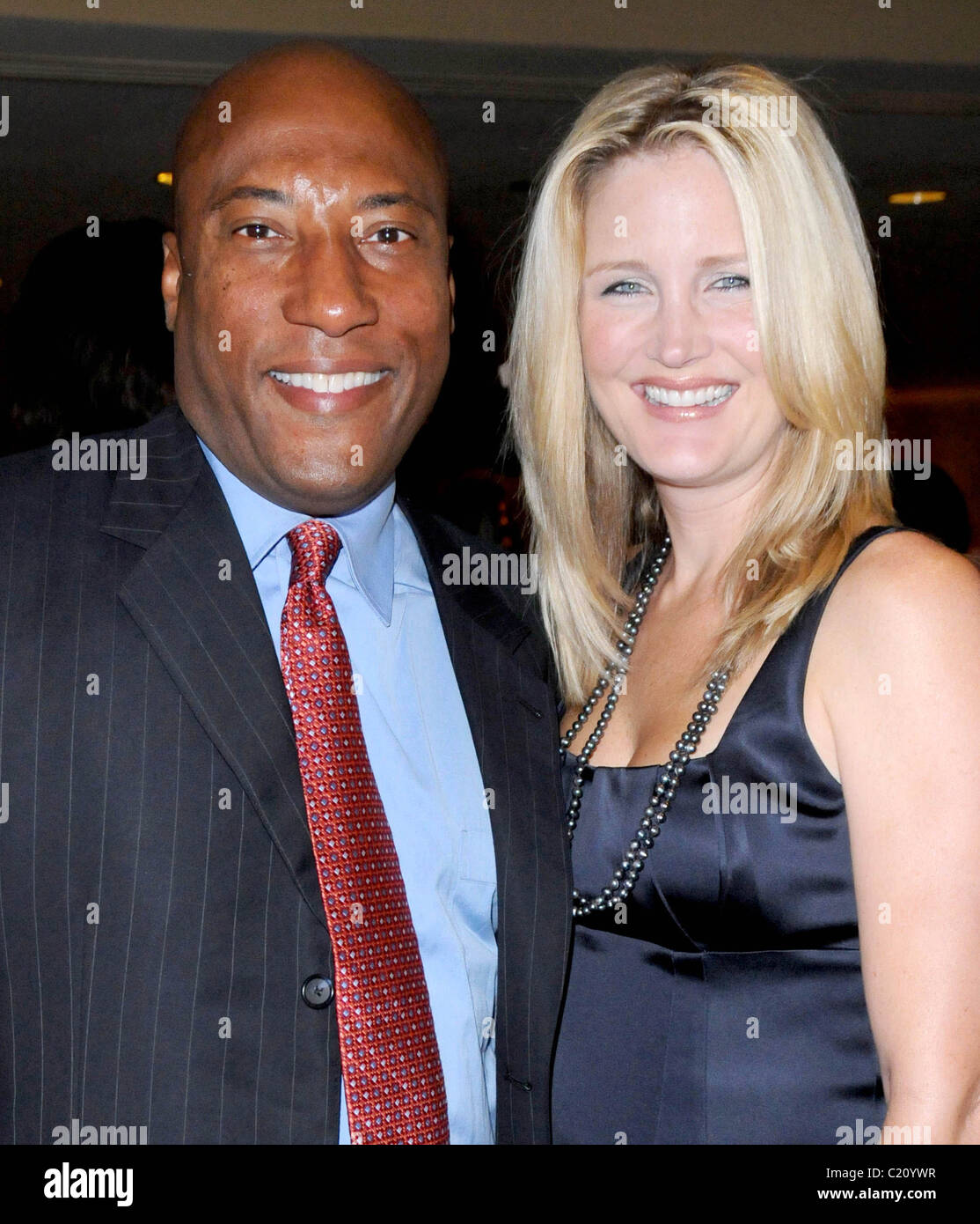 Bryon Allen and wife at the 35th annual dinner of champions held at the ...