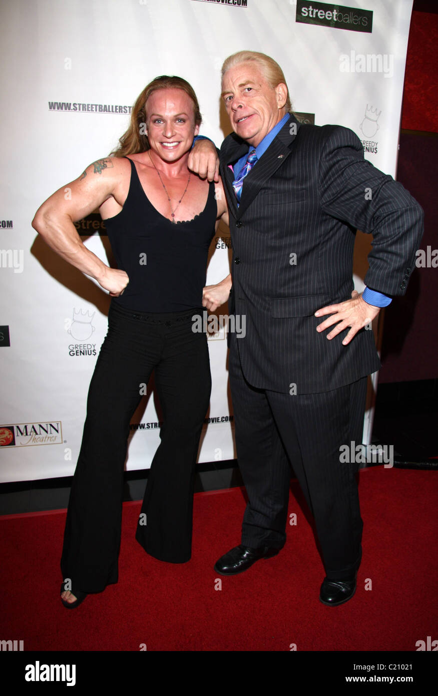Dallas Malloy and Rock Riddle Streetballers Hollywood Premiere at the ...