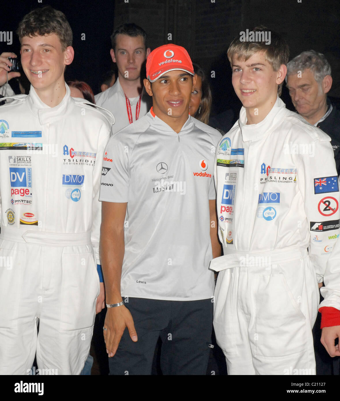 Lewis Hamilton, at the photocall for the F1 in Schools initiative. F1 ...