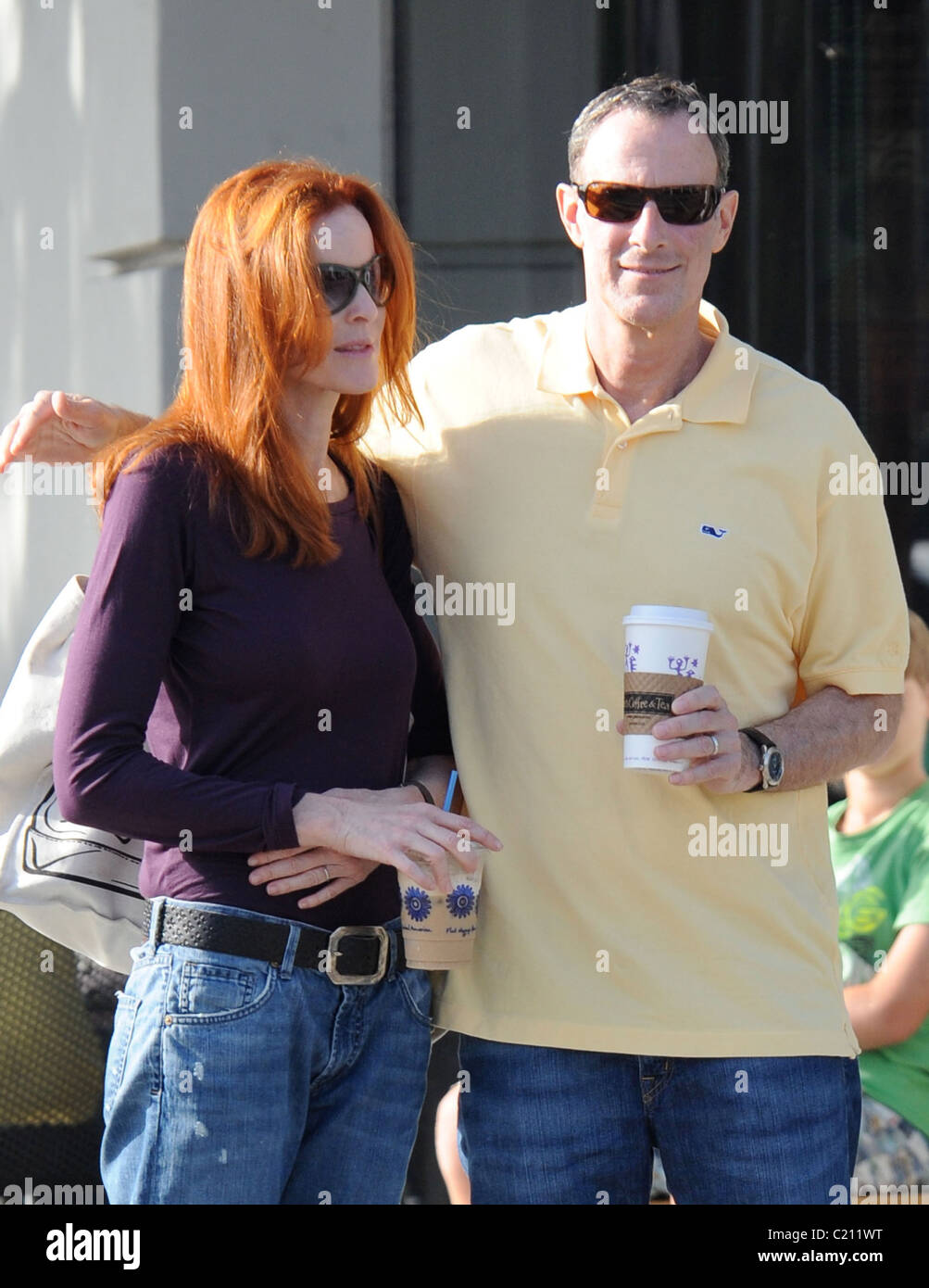Actress Marcia Cross Husband Tom High Resolution Stock Photography and ...