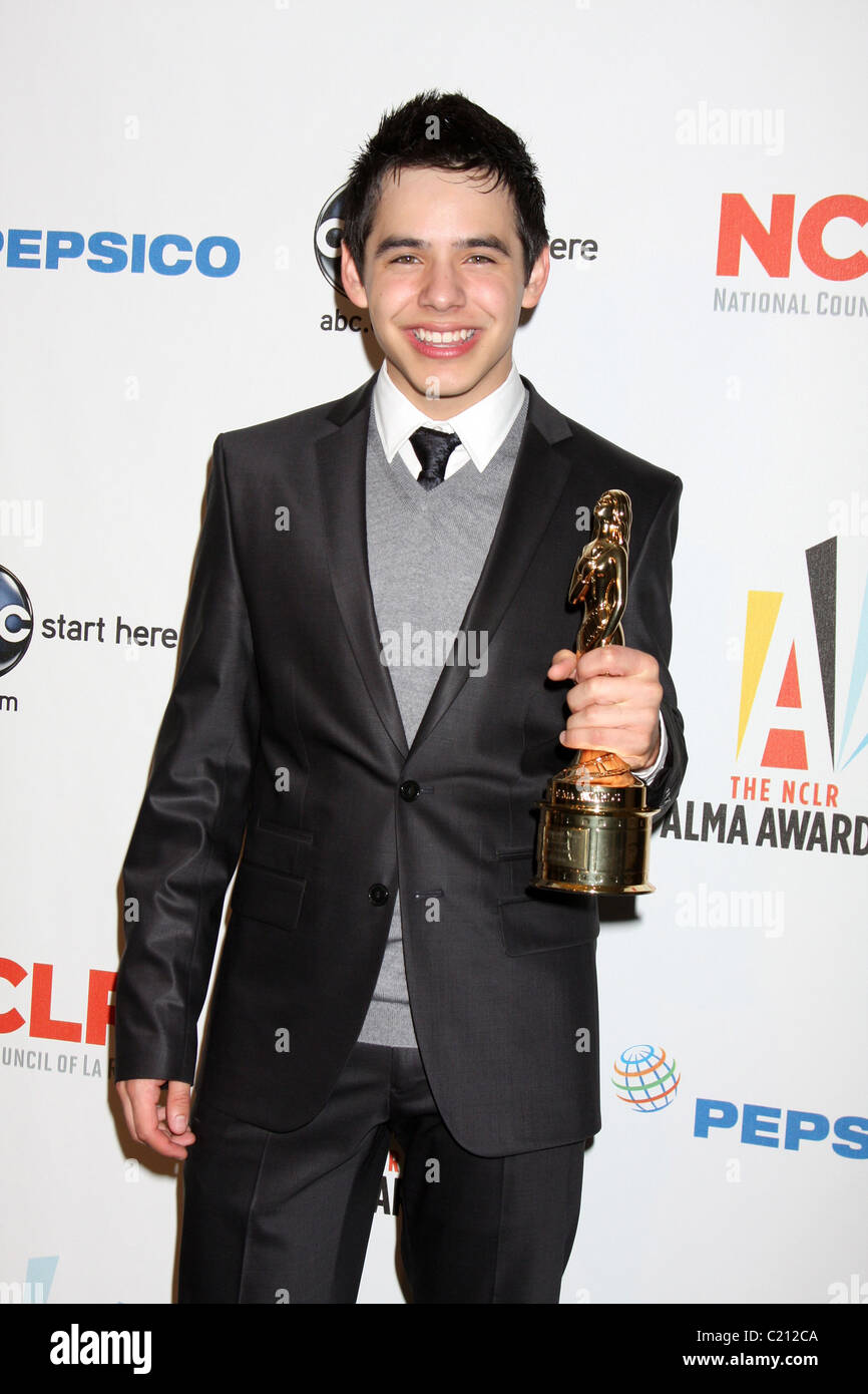 David Archuletta 2009 ALMA Awards - Press Room at Royce Hall, UCLA Los ...