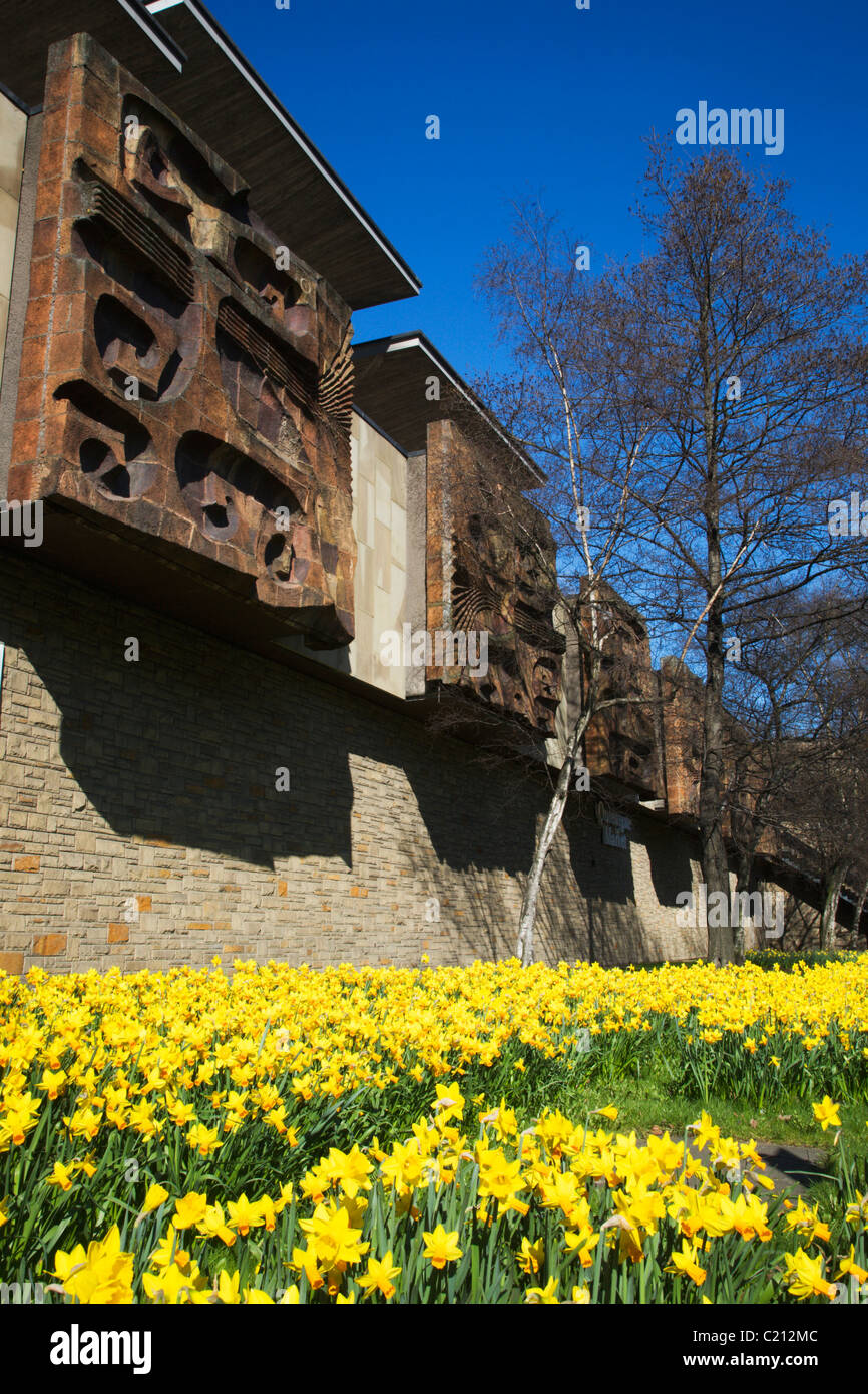 Queensgate Market in Spring Huddersfield West Yorkshire England Stock ...