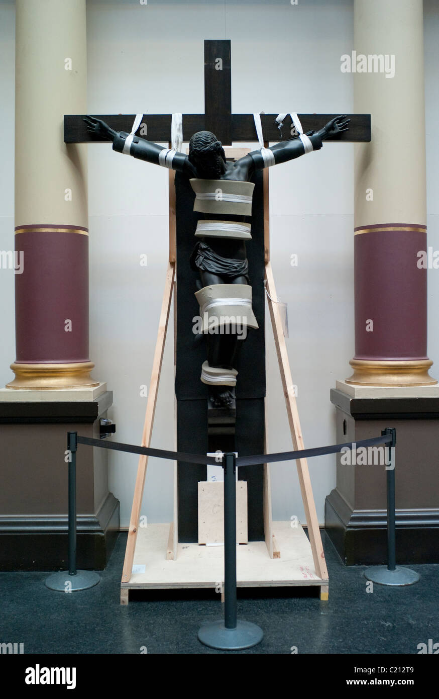 Damaged crucifixion hi-res stock photography and images - Alamy