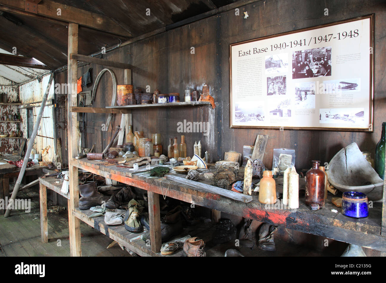 Interior of [East Base] (1939-1941, 1947-1948) of the United States ...