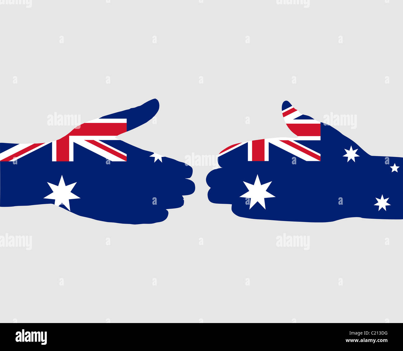 Australian finger signal hi-res stock photography and images - Alamy
