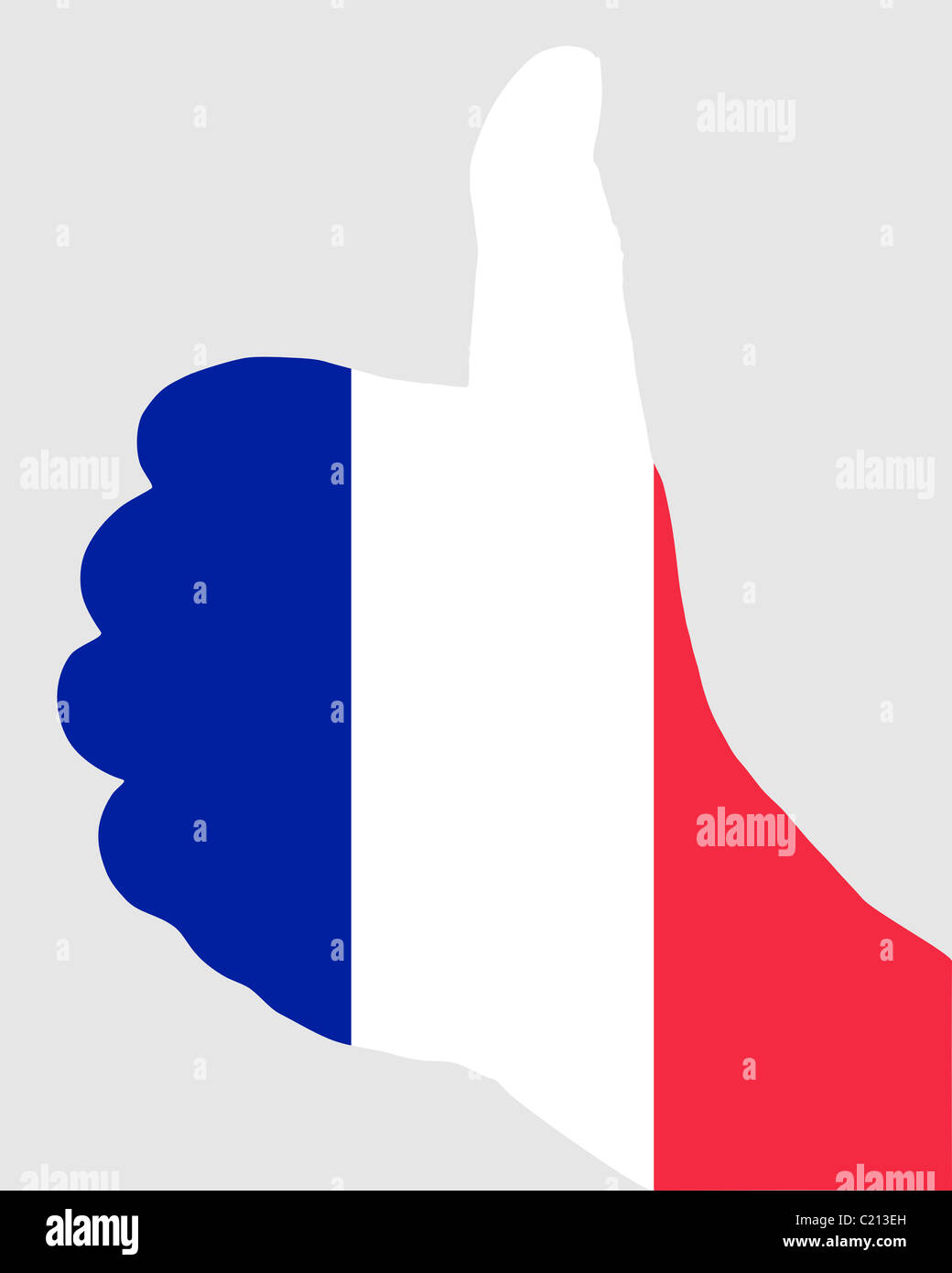 French hand signal Stock Photo - Alamy