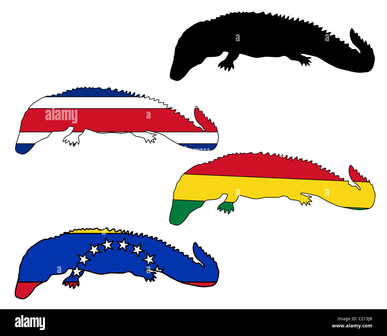 Black caiman Cut Out Stock Images & Pictures - Alamy