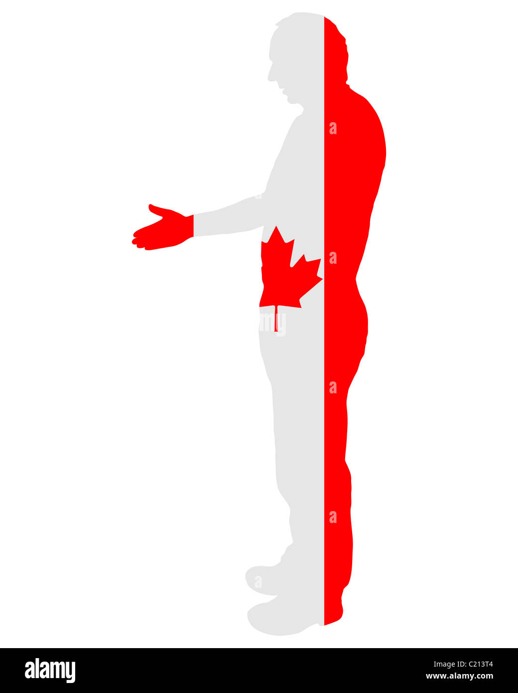 Canadian welcome sign Cut Out Stock Images & Pictures - Alamy