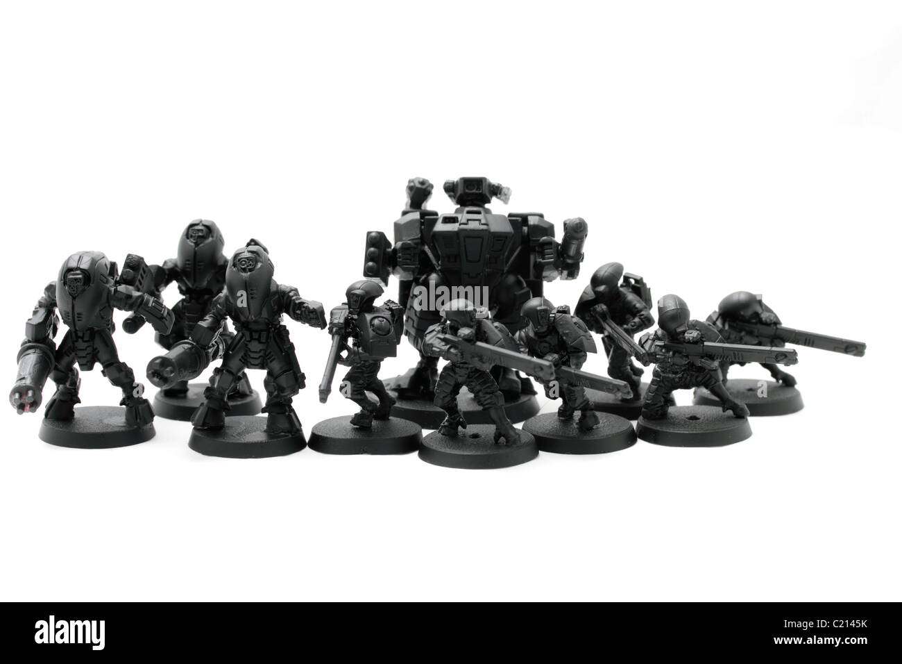 Warhammer 40k small Tau battleforce - undercoated by Games Workshop ...