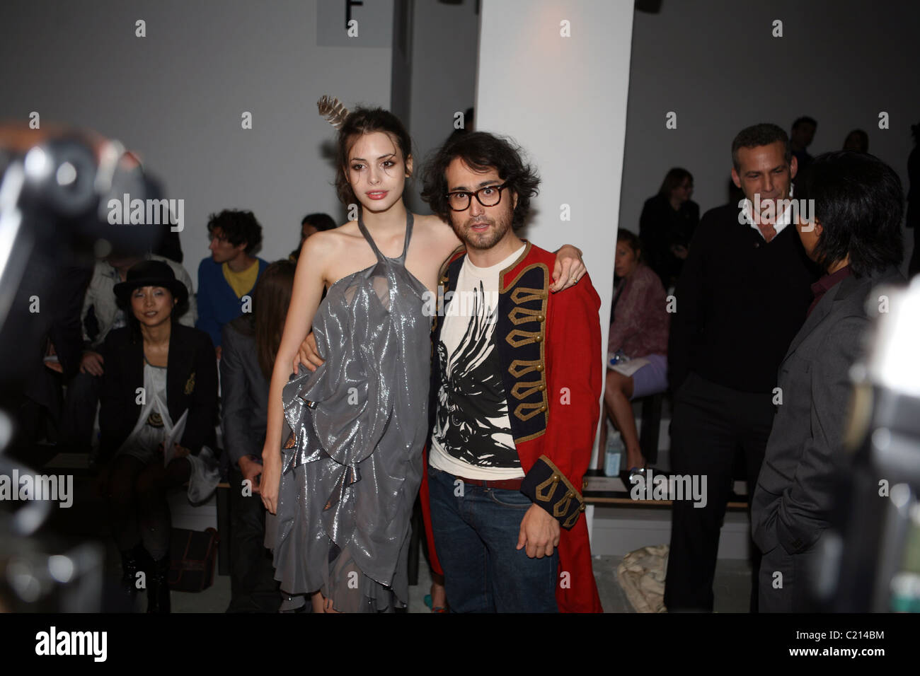 Caroline Kemp Muhl and Sean Lennon Mercedes-Benz IMG New York Fashion ...