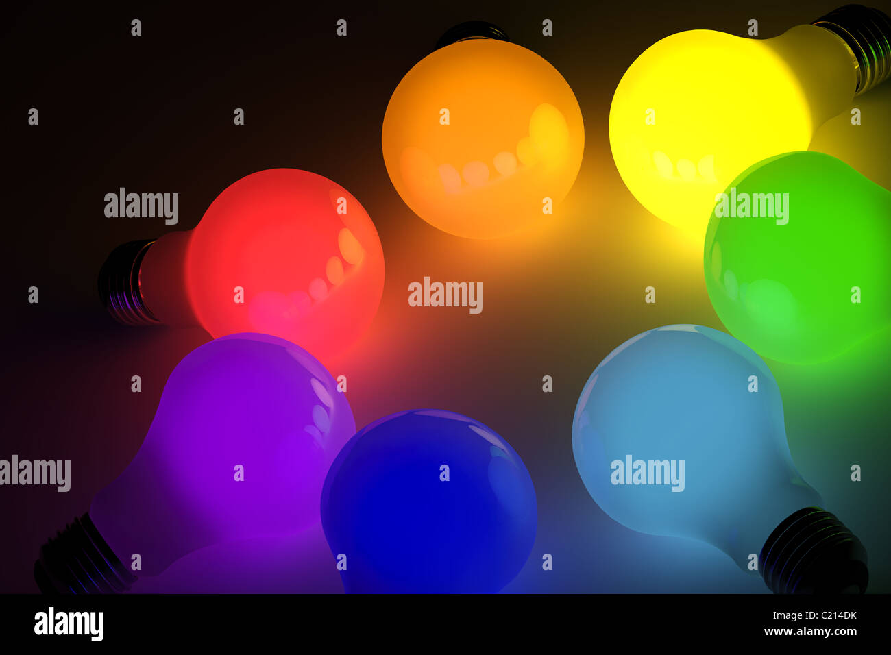 Colorful colored illuminated concept hi-res stock photography and ...