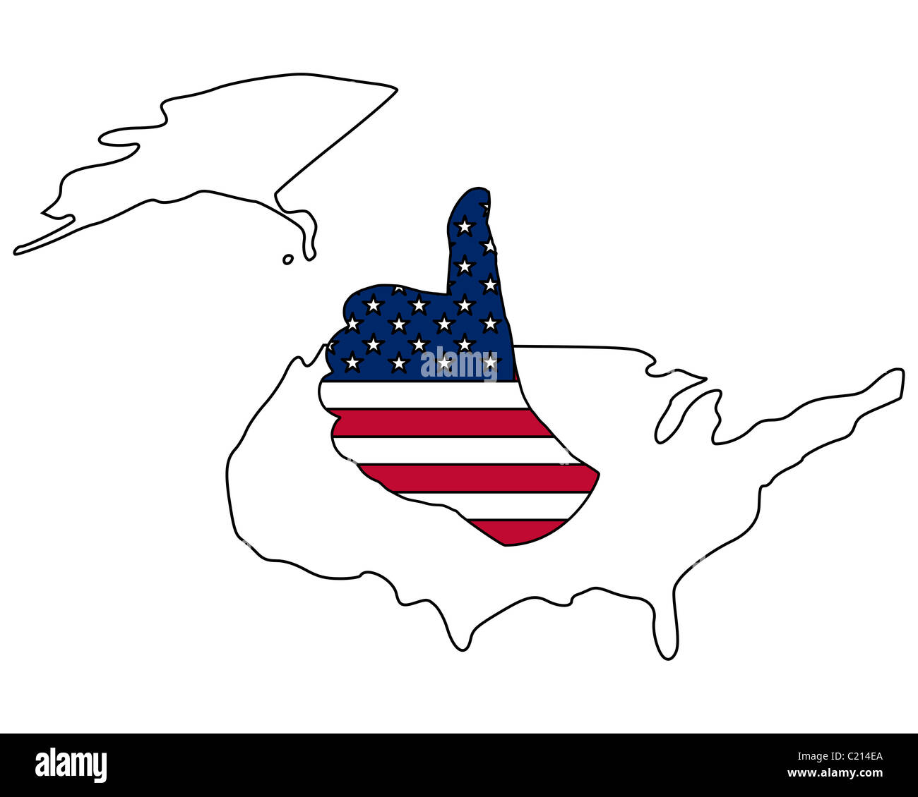 American hand signal Stock Photo - Alamy