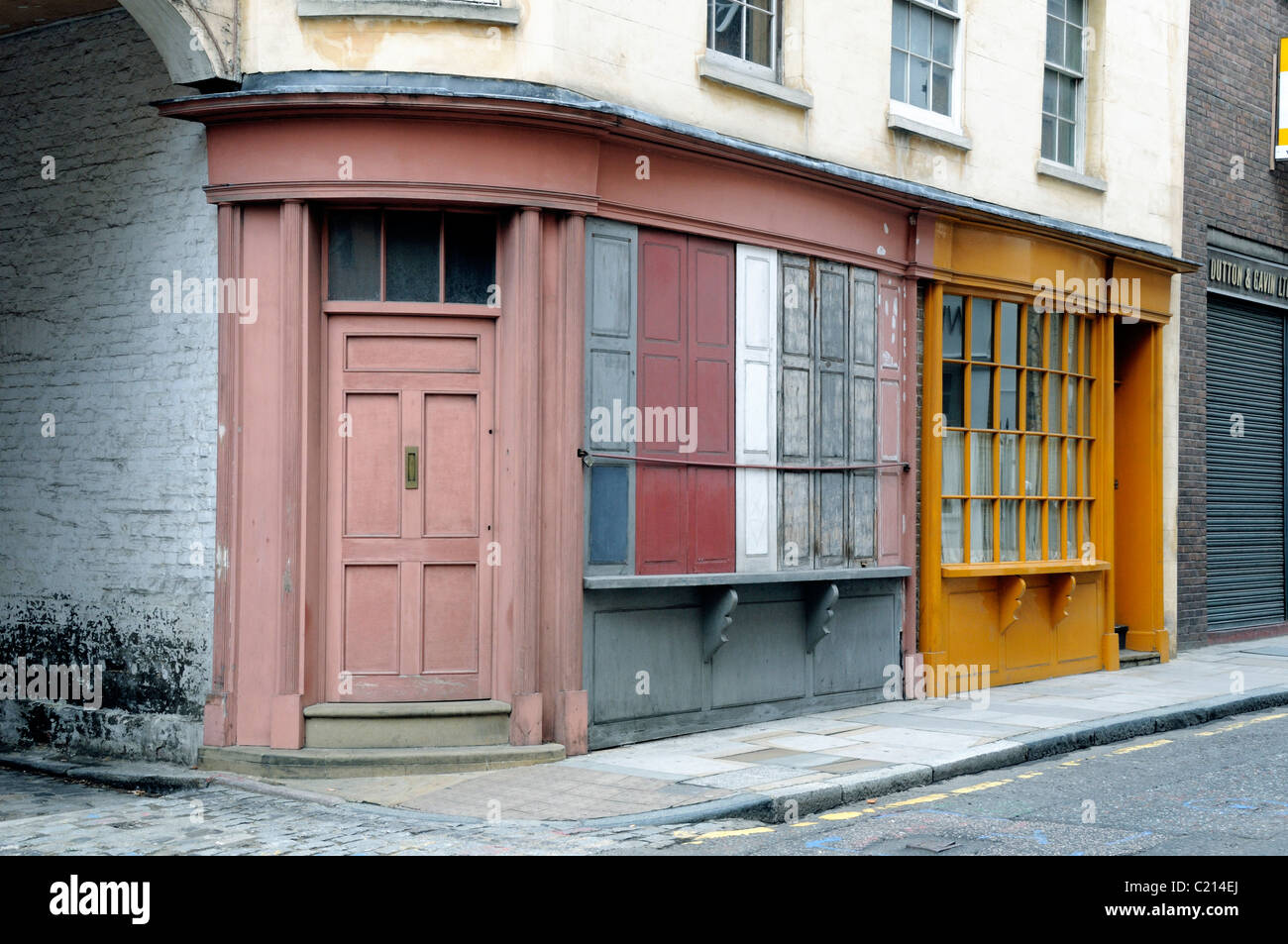 Georgian shop with shuttered windows Bermondsey Street London England ...