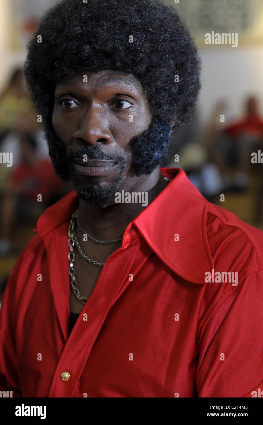 Charlie Murphy on the set of the new movie 'Cookout 2' Miami, Florida ...