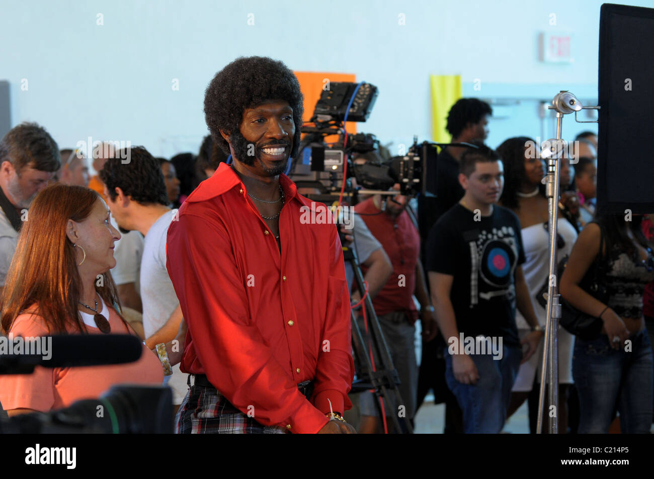 Charlie Murphy on the set of the new movie 'Cookout 2' Miami, Florida ...