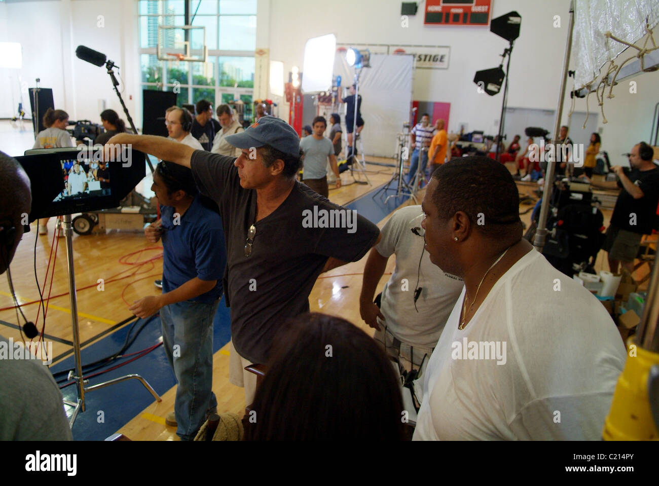 Director Lance Rivera on the set of the new movie 'Cookout 2' Miami ...