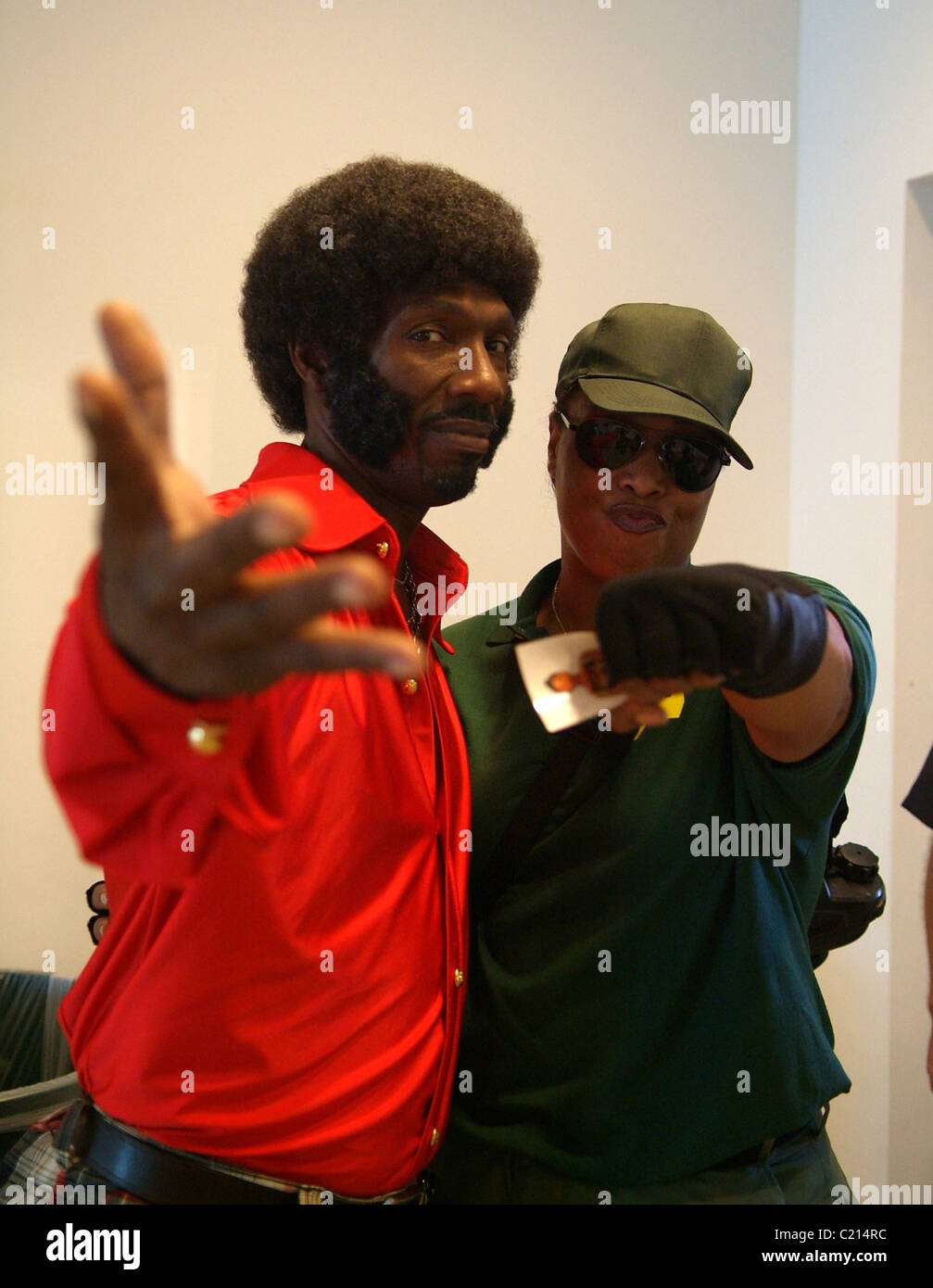 Charlie Murphy and Rage on the set of the new movie 'Cookout 2' Miami ...