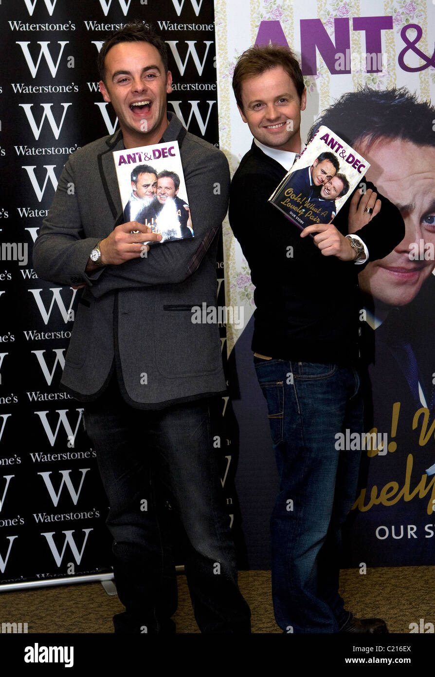 Ant and Dec sign copies of their new book 'Ooh What A Lovely Pair' at ...