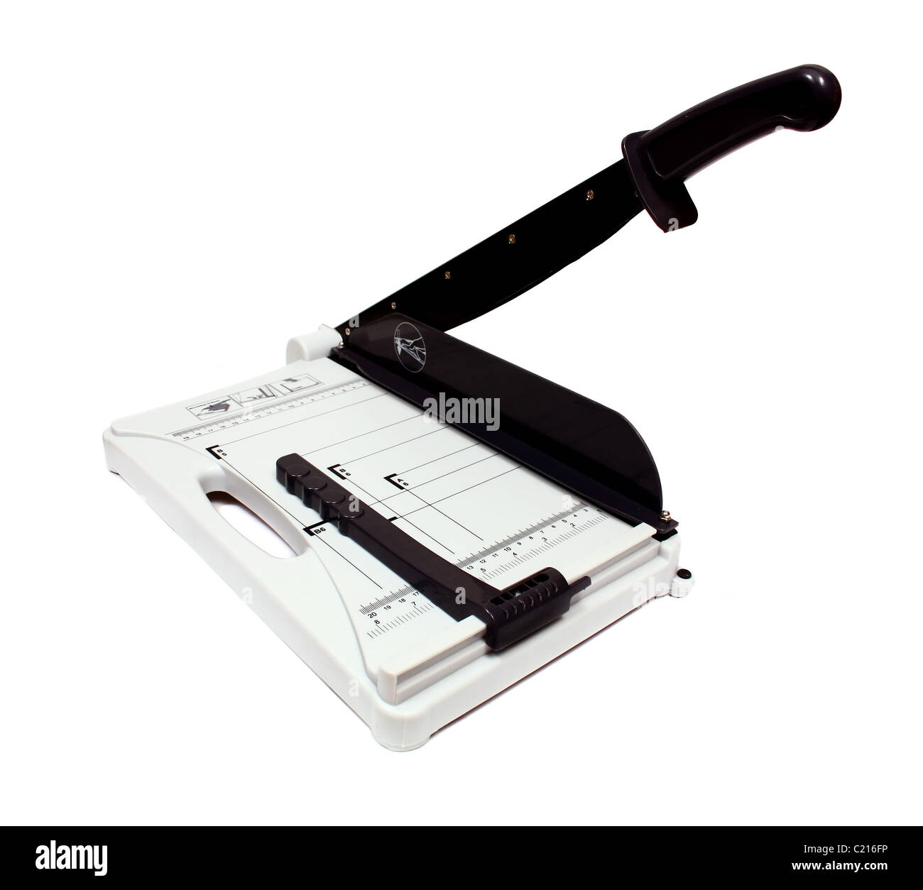 cutter for a paper isolated on white background Stock Photo - Alamy