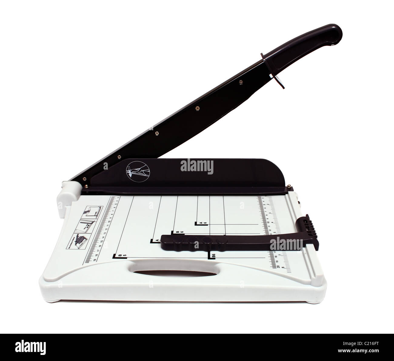 cutter for a paper isolated on white background Stock Photo - Alamy