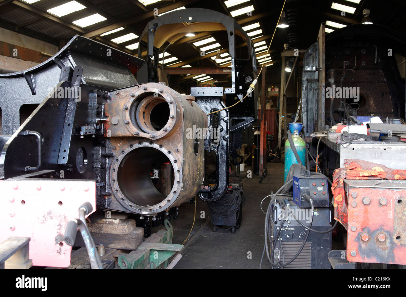 Former British Railways Standard Class 4 2-6-0 steam engine No 76017 ...