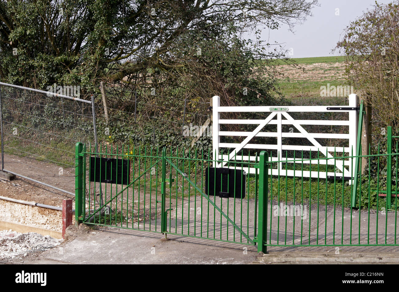 Railway Gate High Resolution Stock Photography and Images - Alamy