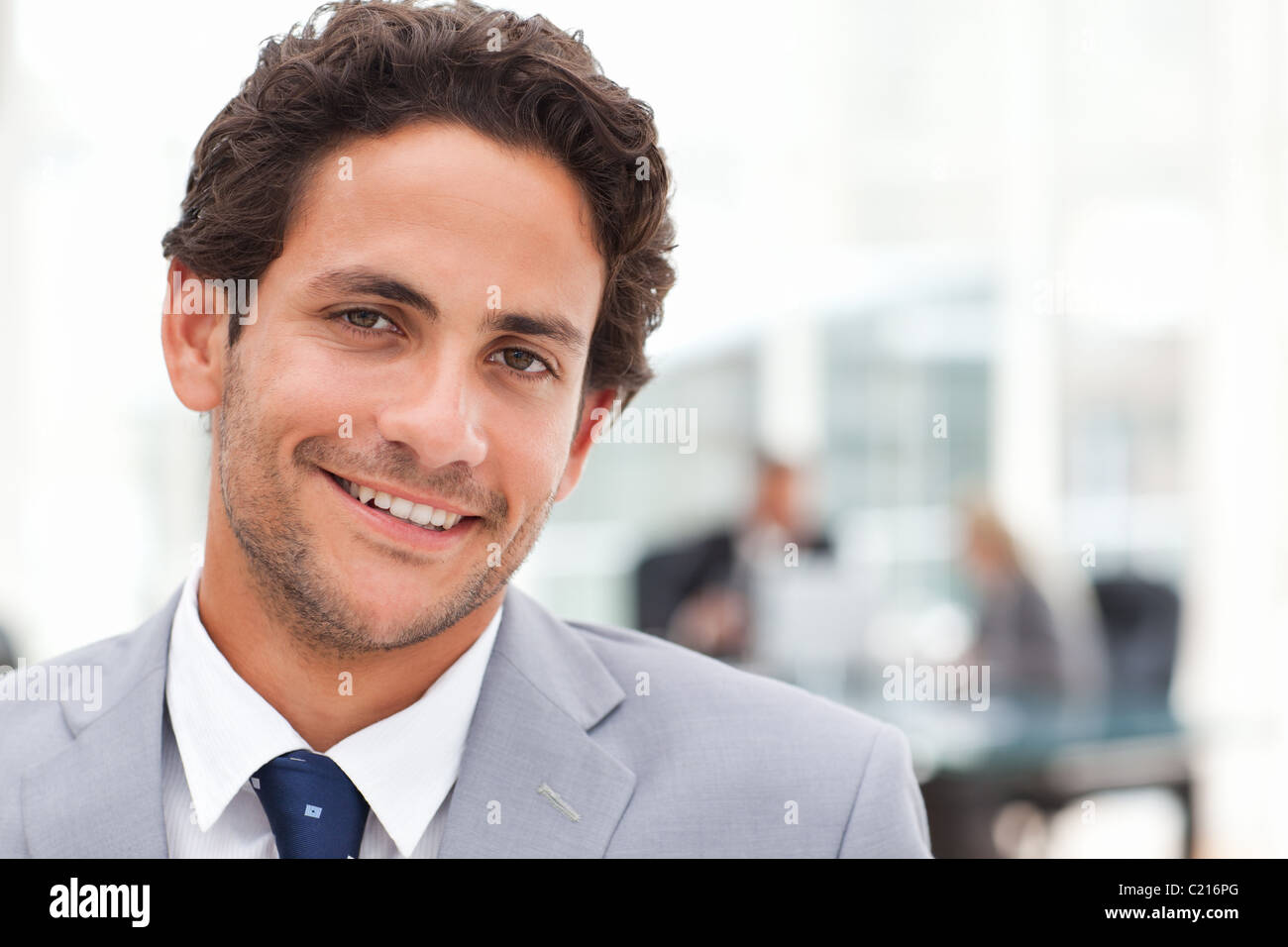 Young charming charismatic businessman hi-res stock photography and images - Alamy